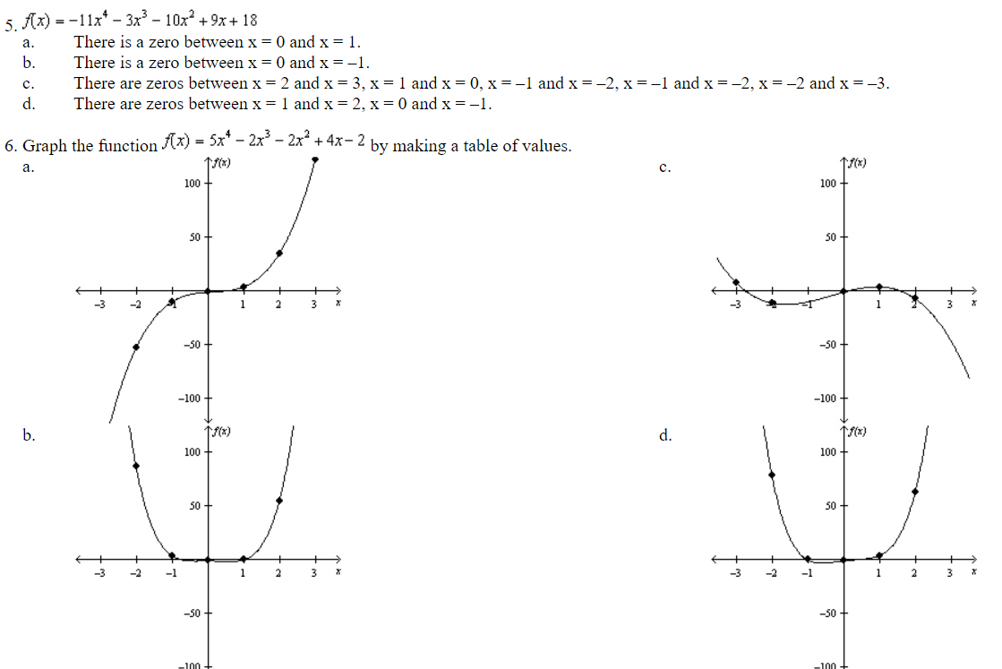 Exploring Polynomial Functions – Easy Peasy All-in-One High School